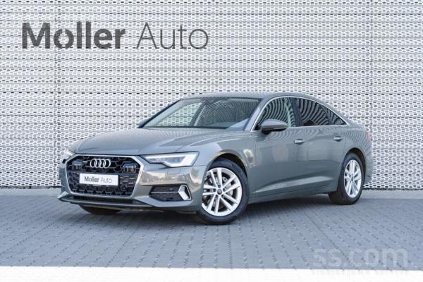 Grey Audi A6 2024 in Riga, with an engine capacity of 2.00 L and mileage of 34 thousand km for 45900 €, photo 1 on AUTOMOTO.COM.LV