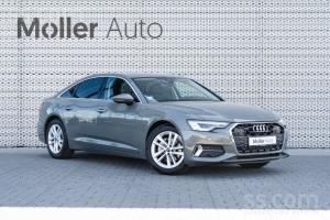 Grey Audi A6 2024 in Riga, with an engine capacity of 2.00 L and mileage of 34 thousand km for 45900 €, photo 3 on AUTOMOTO.COM.LV