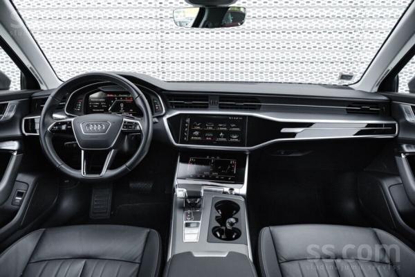 Grey Audi A6 2024 in Riga, with an engine capacity of 2.00 L and mileage of 34 thousand km for 45900 €, photo 6 on AUTOMOTO.COM.LV