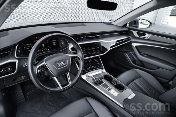 Grey Audi A6 2024 in Riga, with an engine capacity of 2.00 L and mileage of 34 thousand km for 45900 €, photo 10 on AUTOMOTO.COM.LV