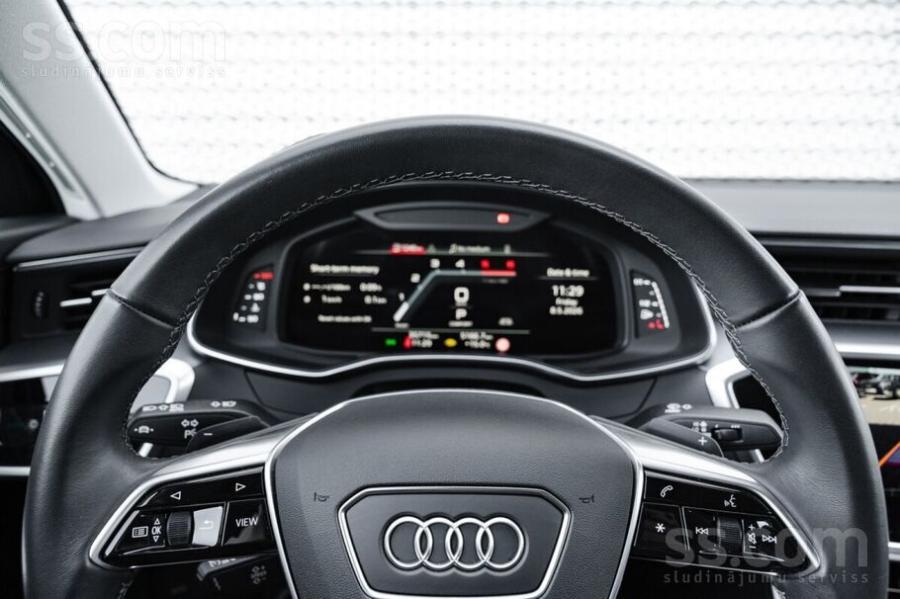 Grey Audi A6 2024 in Riga, with an engine capacity of 2.00 L and mileage of 34 thousand km for 45900 €, photo 17 on AUTOMOTO.COM.LV