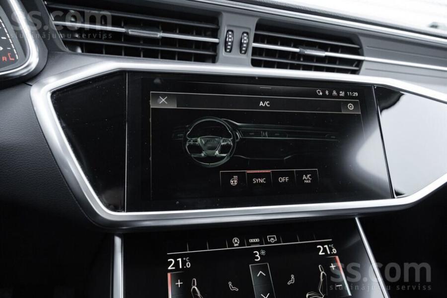 Grey Audi A6 2024 in Riga, with an engine capacity of 2.00 L and mileage of 34 thousand km for 45900 €, photo 19 on AUTOMOTO.COM.LV