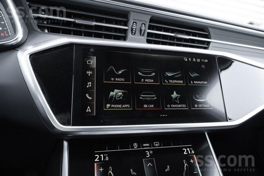 Grey Audi A6 2024 in Riga, with an engine capacity of 2.00 L and mileage of 34 thousand km for 45900 €, photo 20 on AUTOMOTO.COM.LV