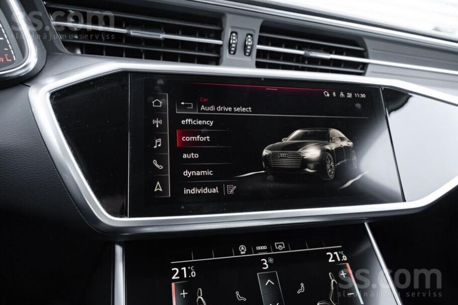 Grey Audi A6 2024 in Riga, with an engine capacity of 2.00 L and mileage of 34 thousand km for 45900 €, photo 22 on AUTOMOTO.COM.LV