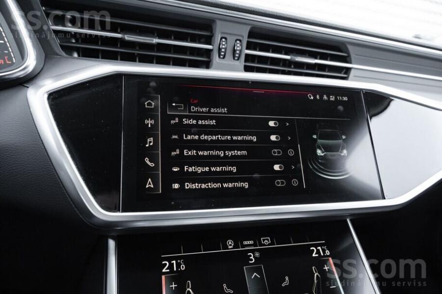 Grey Audi A6 2024 in Riga, with an engine capacity of 2.00 L and mileage of 34 thousand km for 45900 €, photo 24 on AUTOMOTO.COM.LV