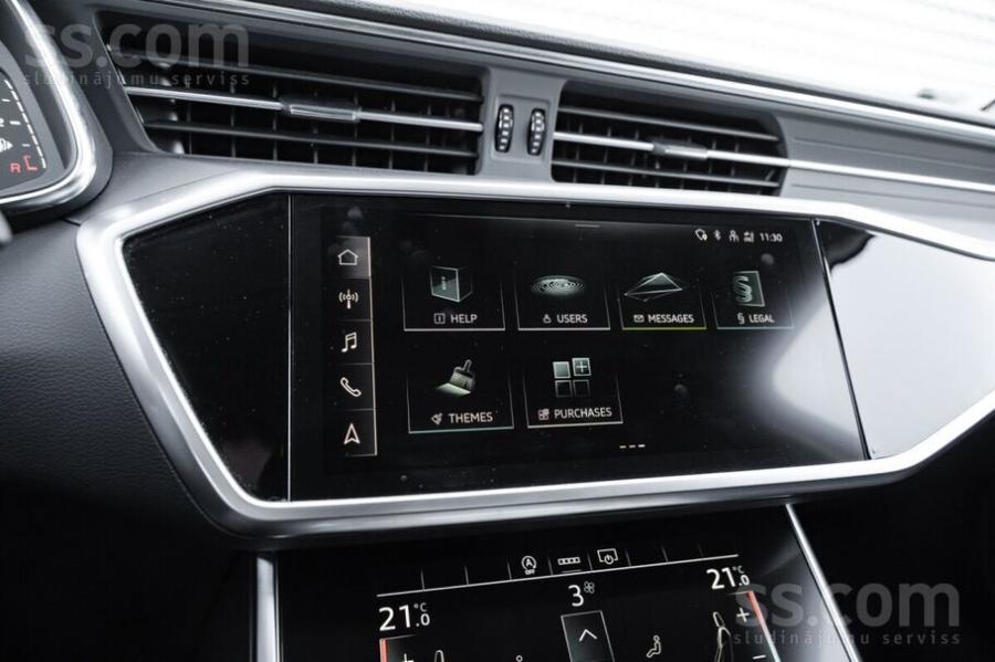 Grey Audi A6 2024 in Riga, with an engine capacity of 2.00 L and mileage of 34 thousand km for 45900 €, photo 25 on AUTOMOTO.COM.LV