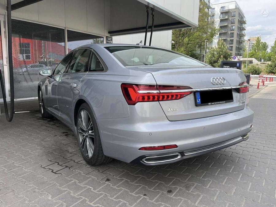 Grey Audi A6 2024 in Vilnius, with an engine capacity of 1.97 L and mileage of 37 thousand km for 38720 €, photo 3 on AUTOMOTO.COM.LV