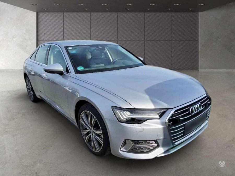 Grey Audi A6 2024 in Vilnius, with an engine capacity of 1.97 L and mileage of 37 thousand km for 38720 €, photo 5 on AUTOMOTO.COM.LV