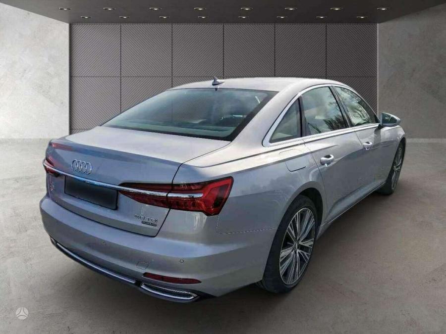 Grey Audi A6 2024 in Vilnius, with an engine capacity of 1.97 L and mileage of 37 thousand km for 38720 €, photo 7 on AUTOMOTO.COM.LV