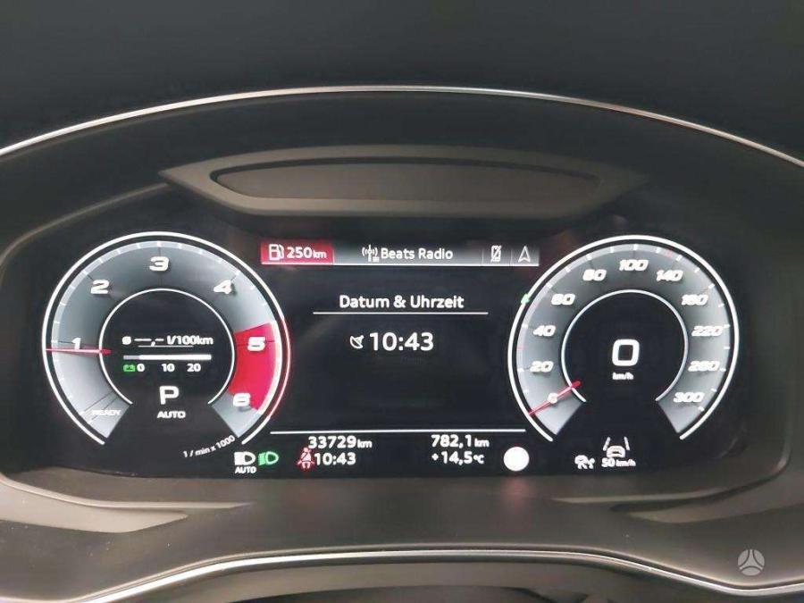 Grey Audi A6 2024 in Kaunas, with an engine capacity of 1.97 L and mileage of 34 thousand km for 36179 €, photo 10 on AUTOMOTO.COM.LV