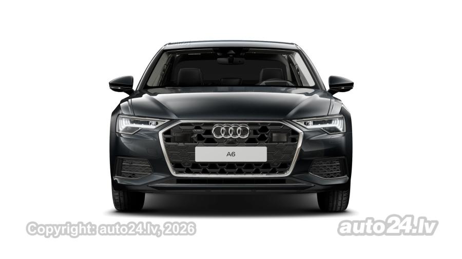 Grey Audi A6 2024 in Tallinn, with an engine capacity of 2.00 L and mileage of 25 thousand km for 49900 €, photo 5 on AUTOMOTO.COM.LV