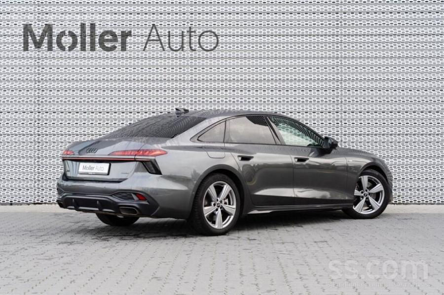 Grey Audi A6 2026 in Riga, with an engine capacity of 3.00 L and mileage of 28 thousand km for 59400 €, photo 5 on AUTOMOTO.COM.LV