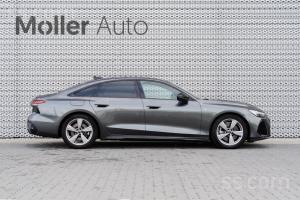Grey Audi A6 2026 in Riga, with an engine capacity of 3.00 L and mileage of 28 thousand km for 59400 €, photo 6 on AUTOMOTO.COM.LV