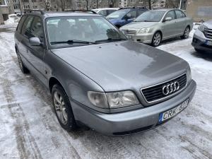 Grey Audi A6 1995 in Vilnius, with an engine capacity of 2.50 L and mileage of 362 thousand km for 1300 €, photo 3 on AUTOMOTO.COM.LV