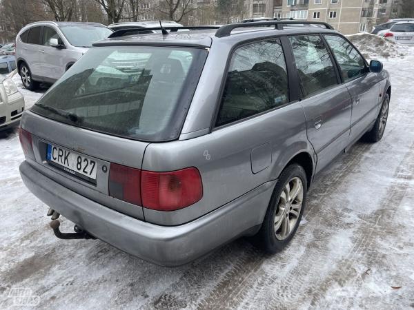 Grey Audi A6 1995 in Vilnius, with an engine capacity of 2.50 L and mileage of 362 thousand km for 1300 €, photo 4 on AUTOMOTO.COM.LV