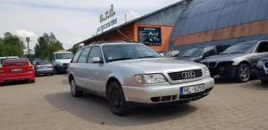 Grey Audi A6 1995 in Valmiera, with an engine capacity of 2.00 L and mileage of 393 thousand km for 600 €, photo  on AUTOMOTO.COM.LV