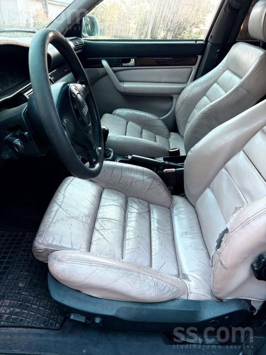 Pelēks Audi A6 1995 Rēzekne, ar dzinēja tilpumu 2.50 L un nobraukumu 443 tūkst. km par 1680 €, foto 7 vietnē AUTOMOTO.COM.LV