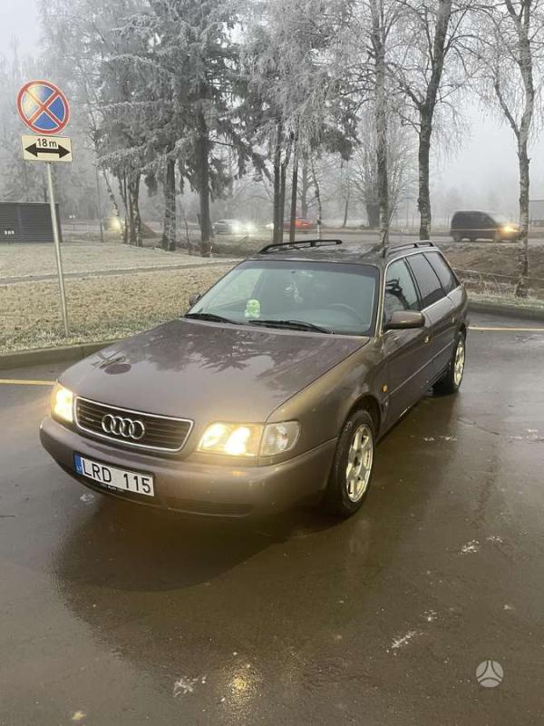 Pelēks Audi A6 1996 Viļņa, ar dzinēja tilpumu 2.46 L un nobraukumu 573 tūkst. km par 2200 €, foto 1 vietnē AUTOMOTO.COM.LV