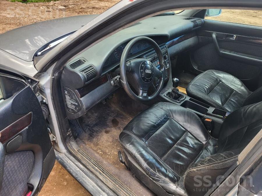 Pelēks Audi A6 1996 Bauska, ar dzinēja tilpumu 2.50 L un nobraukumu 583 tūkst. km par 1700 €, foto 5 vietnē AUTOMOTO.COM.LV
