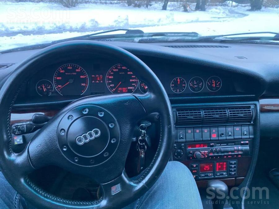 Pelēks Audi A6 1996 Liepāja, ar dzinēja tilpumu 2.60 L un nobraukumu 292 tūkst. km par 2500 €, foto 17 vietnē AUTOMOTO.COM.LV