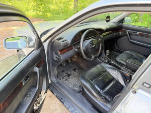 Pelēks Audi A6 1996 Ukmergė, ar dzinēja tilpumu 2.50 L un nobraukumu 370 tūkst. km par 1500 €, foto 12 vietnē AUTOMOTO.COM.LV