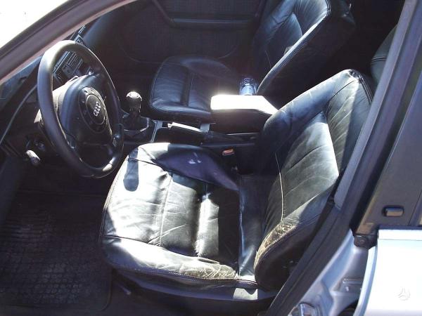 Grey Audi A6 1996 in Kaunas, with an engine capacity of 2.46 L and mileage of 373 thousand km for 2450 €, photo 9 on AUTOMOTO.COM.LV