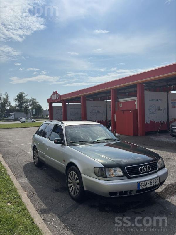Grey Audi A6 1996 in Riga, with an engine capacity of 2.50 L and mileage of 560 thousand km for 1300 €, photo 1 on AUTOMOTO.COM.LV