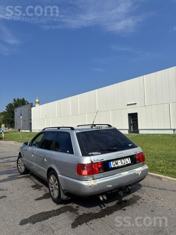 Grey Audi A6 1996 in Riga, with an engine capacity of 2.50 L and mileage of 560 thousand km for 1300 €, photo 4 on AUTOMOTO.COM.LV