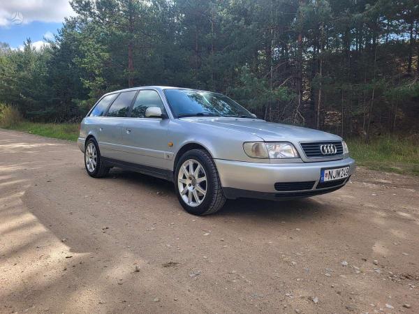 Pelēks Audi A6 1997 Viļņa, ar dzinēja tilpumu 2.46 L un nobraukumu 450 tūkst. km par 1900 €, foto 2 vietnē AUTOMOTO.COM.LV