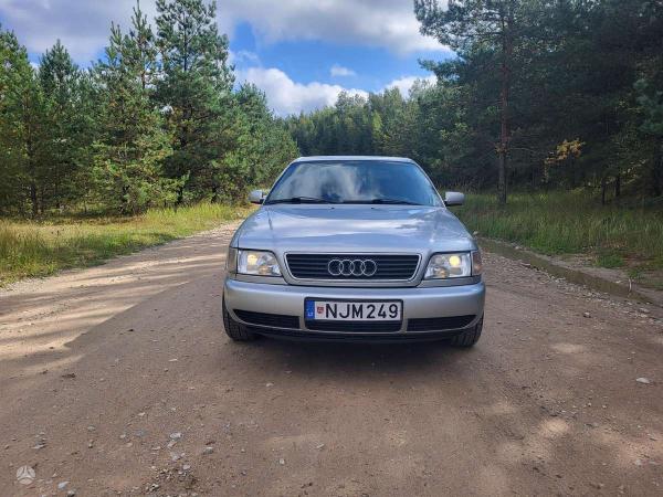 Pelēks Audi A6 1997 Viļņa, ar dzinēja tilpumu 2.46 L un nobraukumu 450 tūkst. km par 1900 €, foto 3 vietnē AUTOMOTO.COM.LV