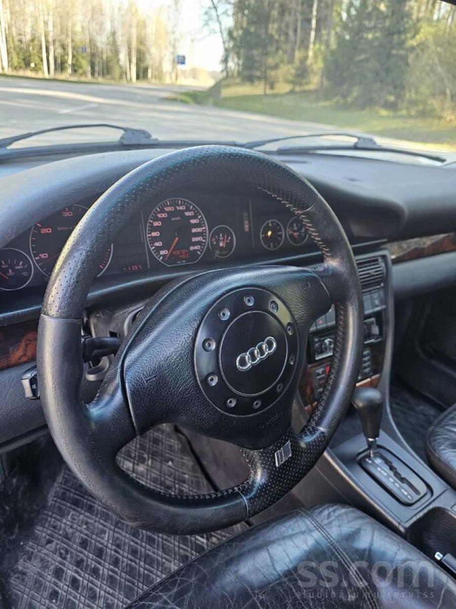 Pelēks Audi A6 1997 Alūksne, ar dzinēja tilpumu 2.50 L un nobraukumu 407 tūkst. km par 1750 €, foto 21 vietnē AUTOMOTO.COM.LV