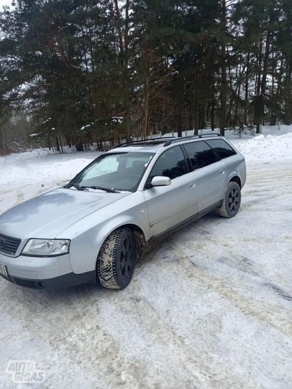 Grey Audi A6 1998 in Mazeikiai, with an engine capacity of 1.80 L and mileage of 308 thousand km for 1400 €, photo 3 on AUTOMOTO.COM.LV