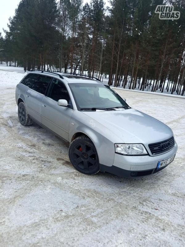 Grey Audi A6 1998 in Mazeikiai, with an engine capacity of 1.80 L and mileage of 308 thousand km for 1400 €, photo 4 on AUTOMOTO.COM.LV