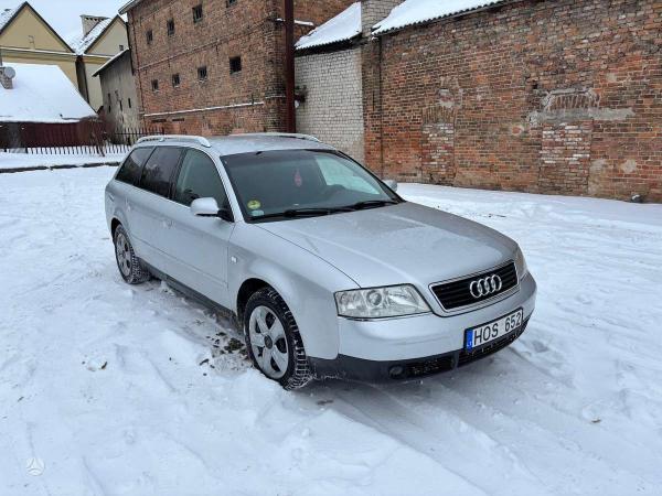 Grey Audi A6 1999 in Kedainiai, with an engine capacity of 2.50 L and mileage of 345 thousand km for 1500 €, photo 7 on AUTOMOTO.COM.LV