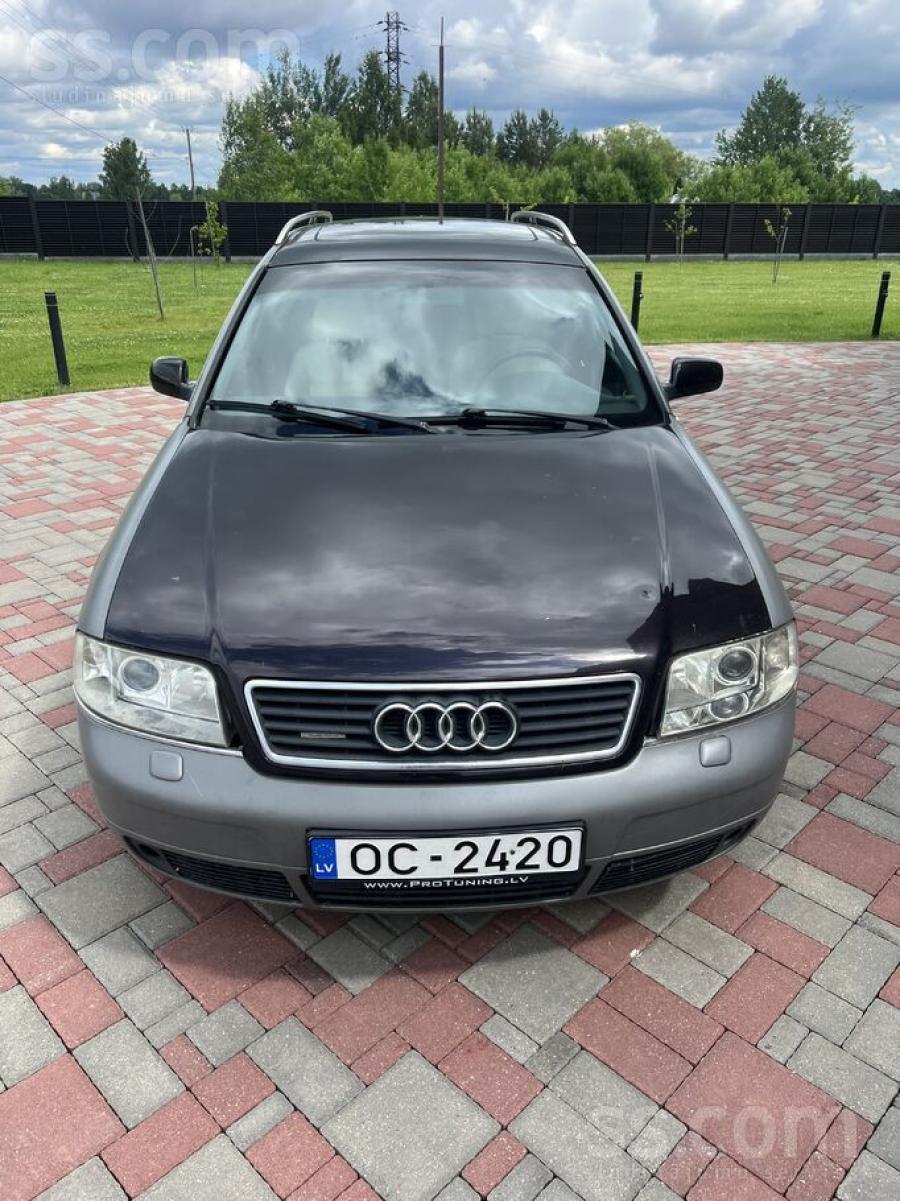 Pelēks Audi A6 1999 Daugavpils, ar dzinēja tilpumu 1.90 L un nobraukumu 189 tūkst. km par 1050 €, foto 1 vietnē AUTOMOTO.COM.LV