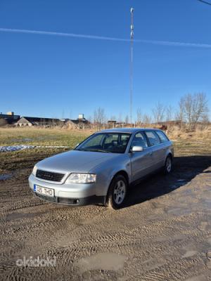 Pelēks Audi A6 1999 Peltsamā, ar dzinēja tilpumu 2.80 L un nobraukumu 430 tūkst. km par 1000 €, foto  vietnē AUTOMOTO.COM.LV