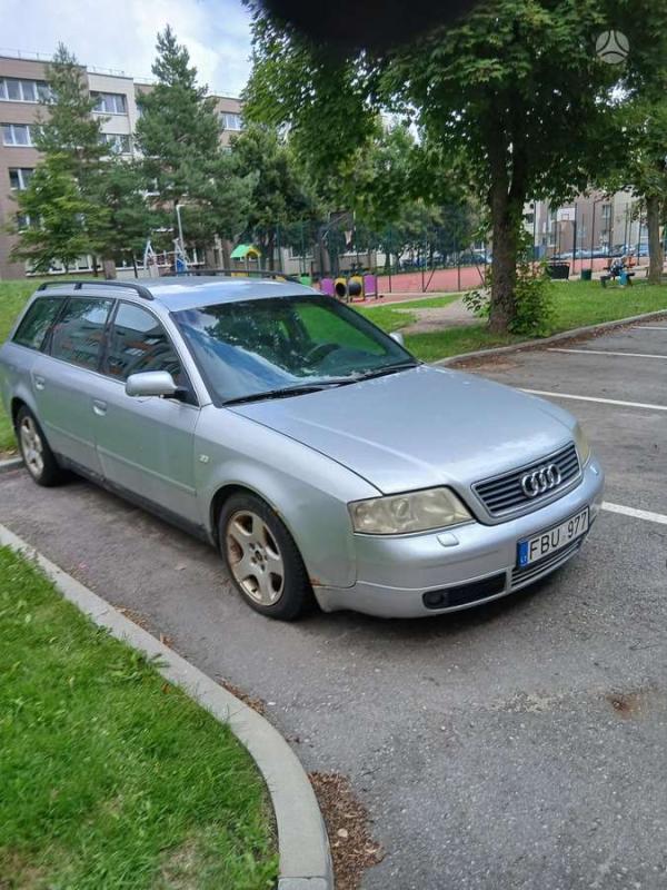 Grey Audi A6 1999 in Kaunas, with an engine capacity of 1.90 L and mileage of 350 thousand km for 500 €, photo 1 on AUTOMOTO.COM.LV