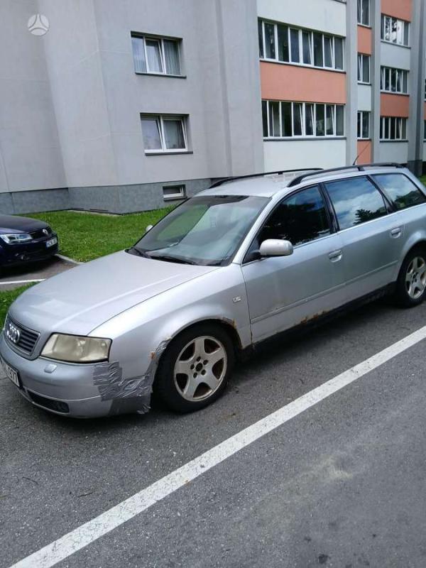 Grey Audi A6 1999 in Kaunas, with an engine capacity of 1.90 L and mileage of 350 thousand km for 500 €, photo 2 on AUTOMOTO.COM.LV