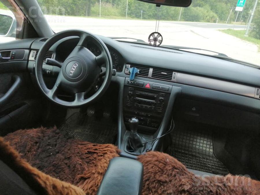 Grey Audi A6 1999 in Tukums, with an engine capacity of 1.90 L and mileage of 350 thousand km for 2700 €, photo 3 on AUTOMOTO.COM.LV