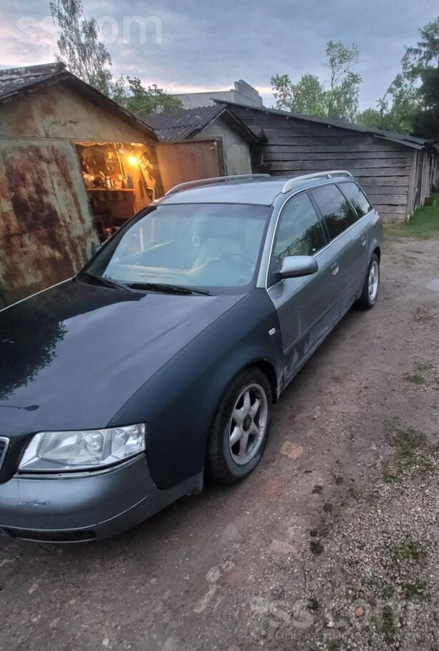 Grey Audi A6 2000 in Bauska, with an engine capacity of 1.90 L and mileage of 405 thousand km for 1400 €, photo 5 on AUTOMOTO.COM.LV