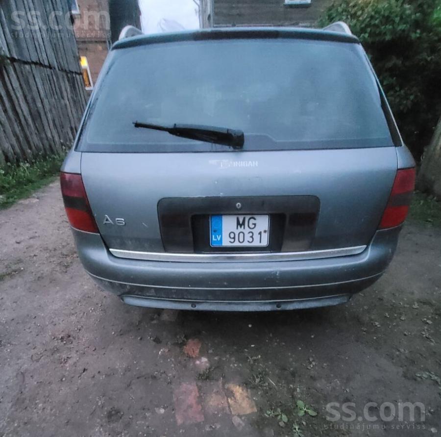 Grey Audi A6 2000 in Bauska, with an engine capacity of 1.90 L and mileage of 405 thousand km for 1400 €, photo 6 on AUTOMOTO.COM.LV