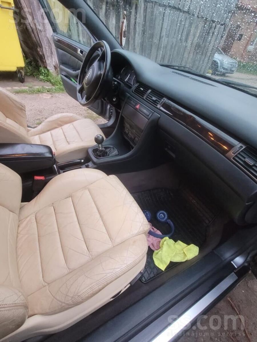 Grey Audi A6 2000 in Bauska, with an engine capacity of 1.90 L and mileage of 405 thousand km for 1400 €, photo 7 on AUTOMOTO.COM.LV