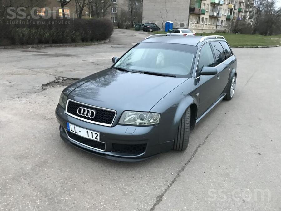 Grey Audi A6 2000 in Daugavpils, with an engine capacity of 4.20 L and mileage of 300 thousand km for 11000 €, photo 1 on AUTOMOTO.COM.LV