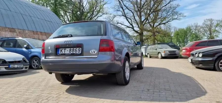 Pelēks Audi A6 2000 Valmiera, ar dzinēja tilpumu 2.50 L un nobraukumu 273 tūkst. km par 1650 €, foto 4 vietnē AUTOMOTO.COM.LV