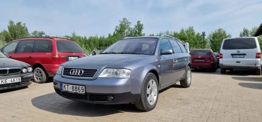 Pelēks Audi A6 2000 Valmiera, ar dzinēja tilpumu 2.50 L un nobraukumu 273 tūkst. km par 1650 €, foto 8 vietnē AUTOMOTO.COM.LV