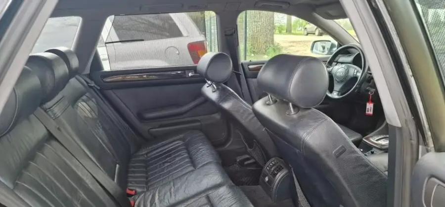 Pelēks Audi A6 2000 Valmiera, ar dzinēja tilpumu 2.50 L un nobraukumu 273 tūkst. km par 1650 €, foto 12 vietnē AUTOMOTO.COM.LV
