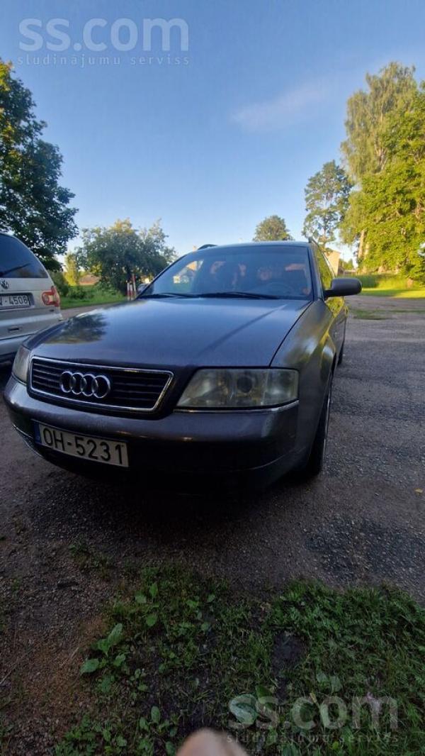 Grey Audi A6 2000 in Aluksne, with an engine capacity of 1.90 L and mileage of 378 thousand km for 1300 €, photo 1 on AUTOMOTO.COM.LV