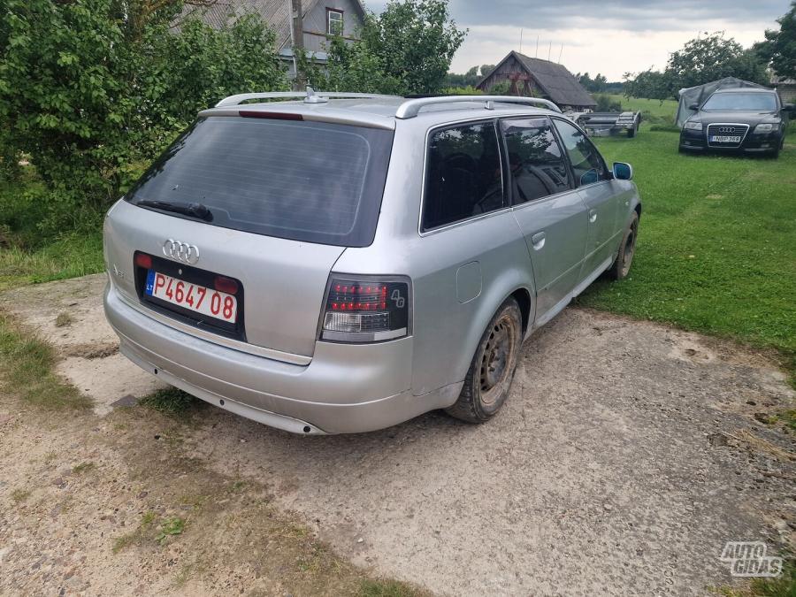 Grey Audi A6 2000 in Ignalina, with an engine capacity of 2.50 L and mileage of 400 thousand km for 520 €, photo 6 on AUTOMOTO.COM.LV