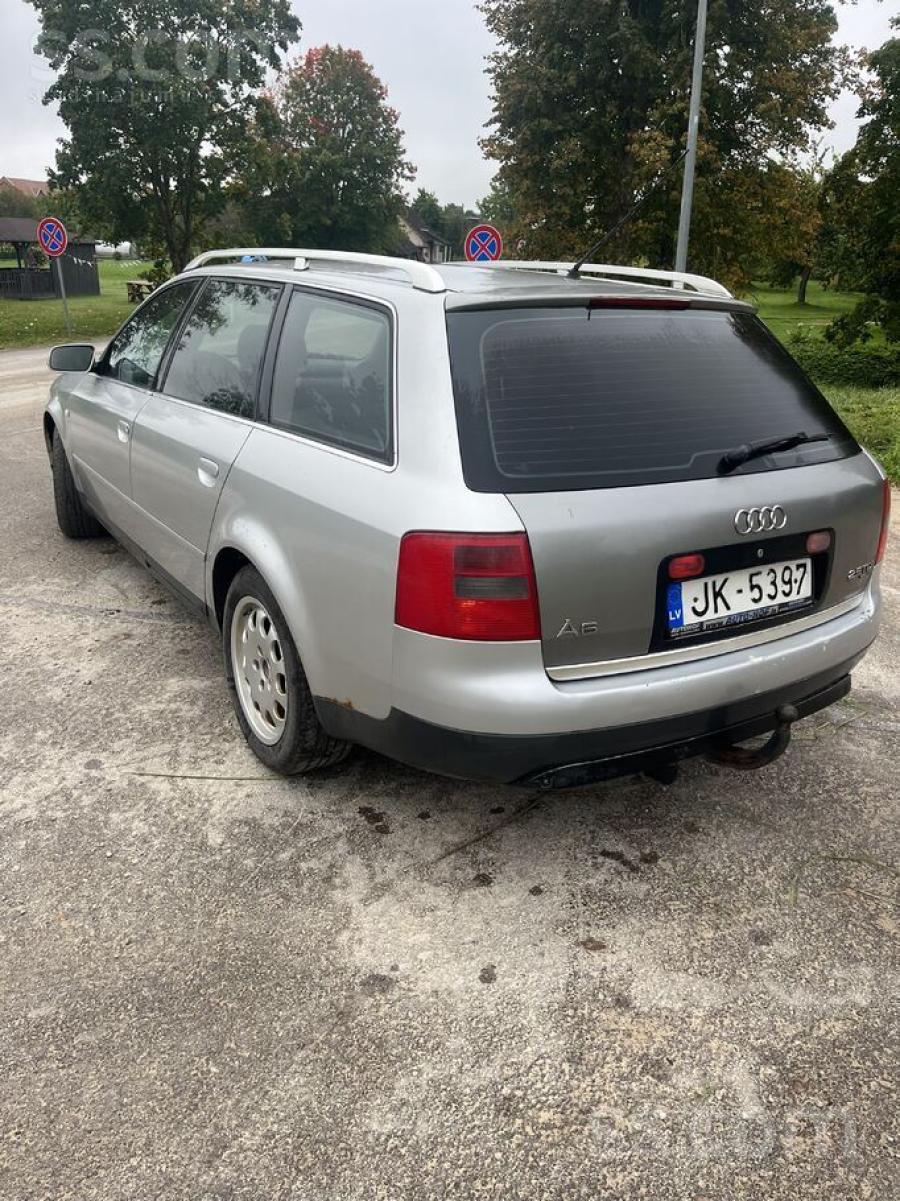 Pelēks Audi A6 2000 Alūksne, ar dzinēja tilpumu 1.90 L un nobraukumu 373 tūkst. km par 1000 €, foto 3 vietnē AUTOMOTO.COM.LV
