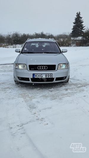 Grey Audi A6 2001 in Vievis, with an engine capacity of 2.50 L and mileage of 279 thousand km for 1365 €, photo  on AUTOMOTO.COM.LV